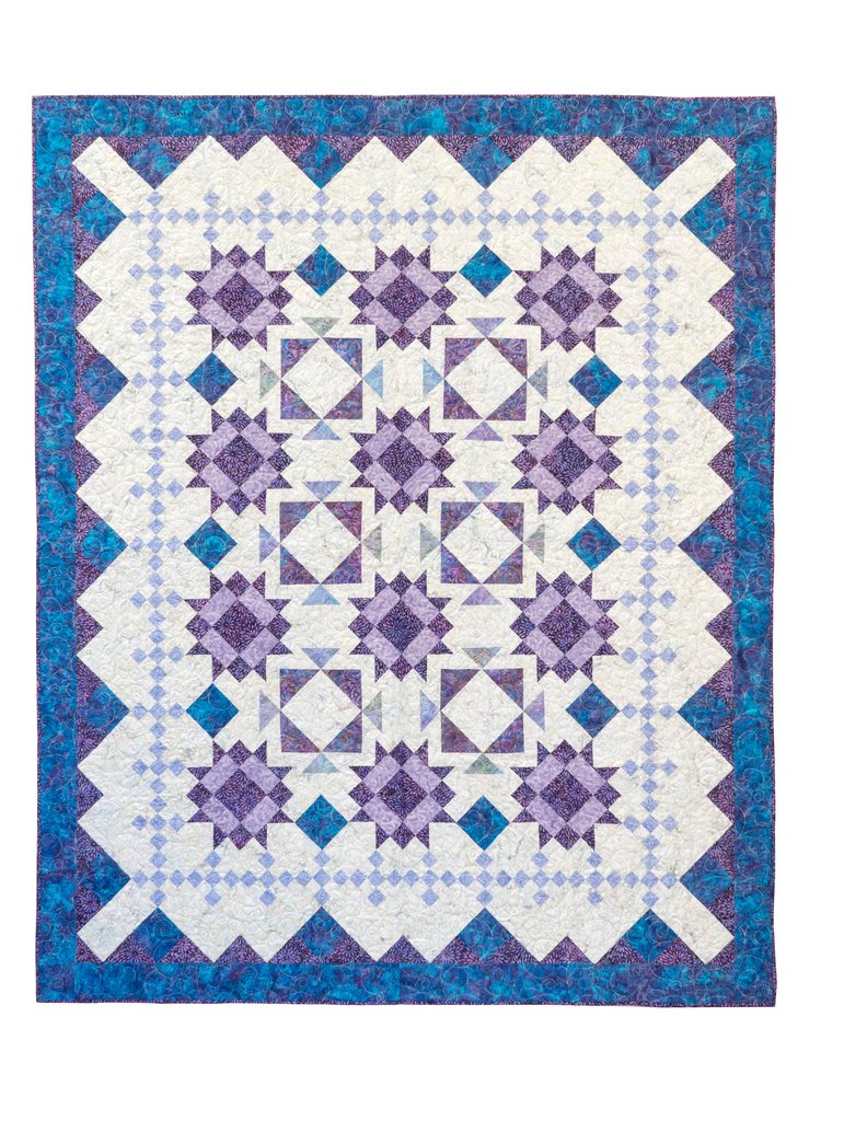 Crystal Facets Quilt Pattern - Quilting with Marianne