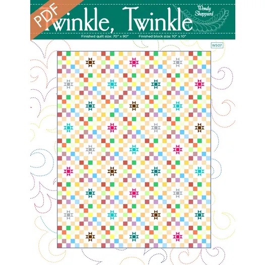Twinkle Twinkle Quilt Pattern - Quilting with Marianne