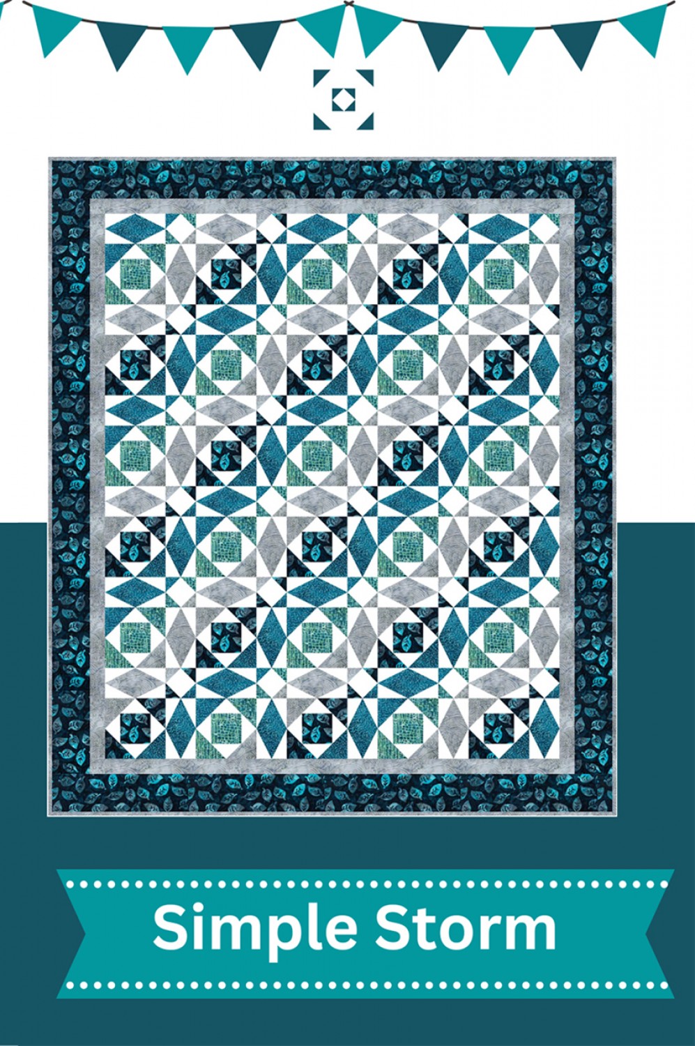 Simple Storm Quilt Pattern - Quilting with Marianne