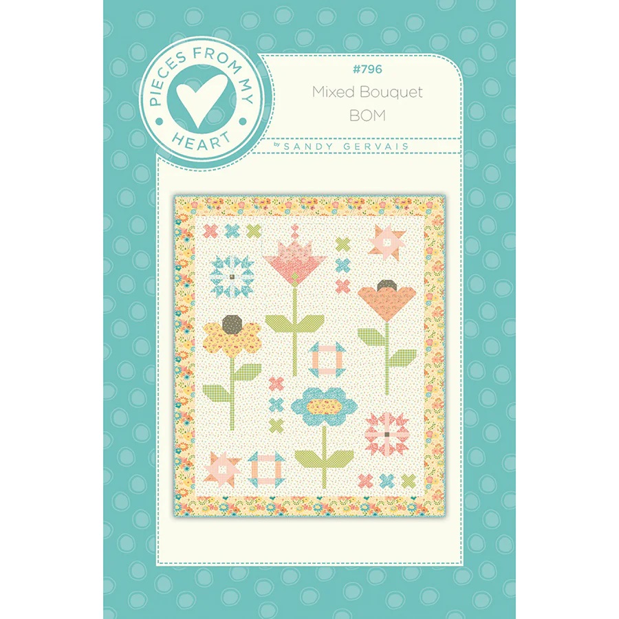 Mixed Bouquet Quilt Pattern – Quilting With Marianne