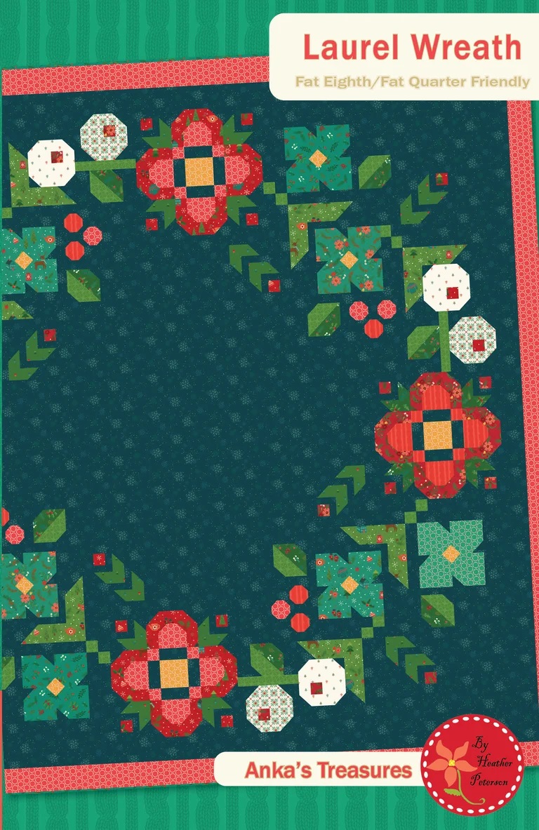Laurel Wreath Quilt Pattern - Quilting with Marianne