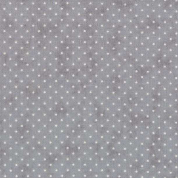 Moda Basics Essential Dots 8654-121 Silver - Quilting with Marianne