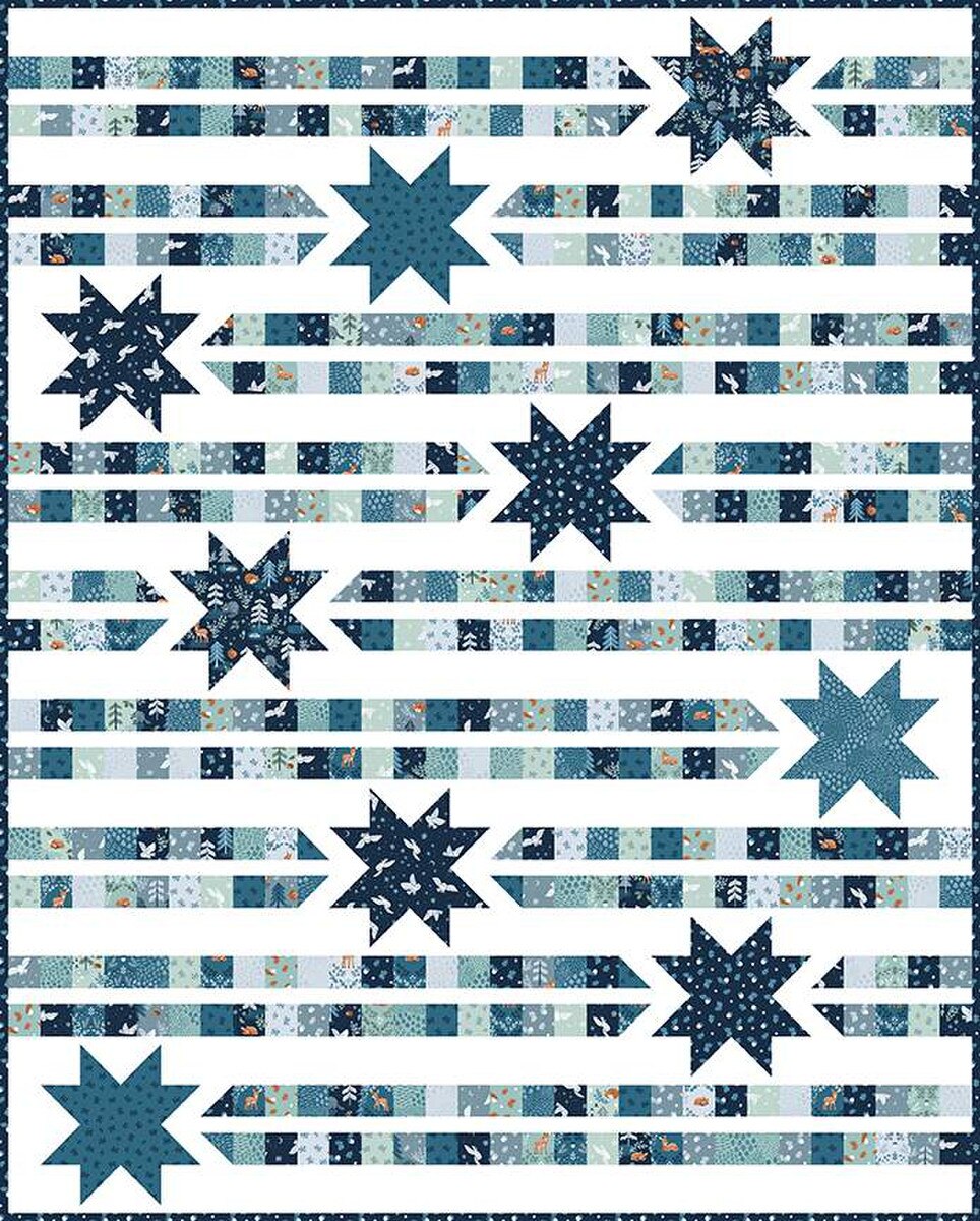 Star Trails Quilt Pattern - Quilting with Marianne