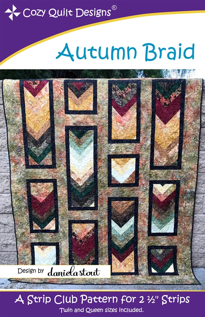 Autumn Braid Quilt Pattern - Quilting with Marianne