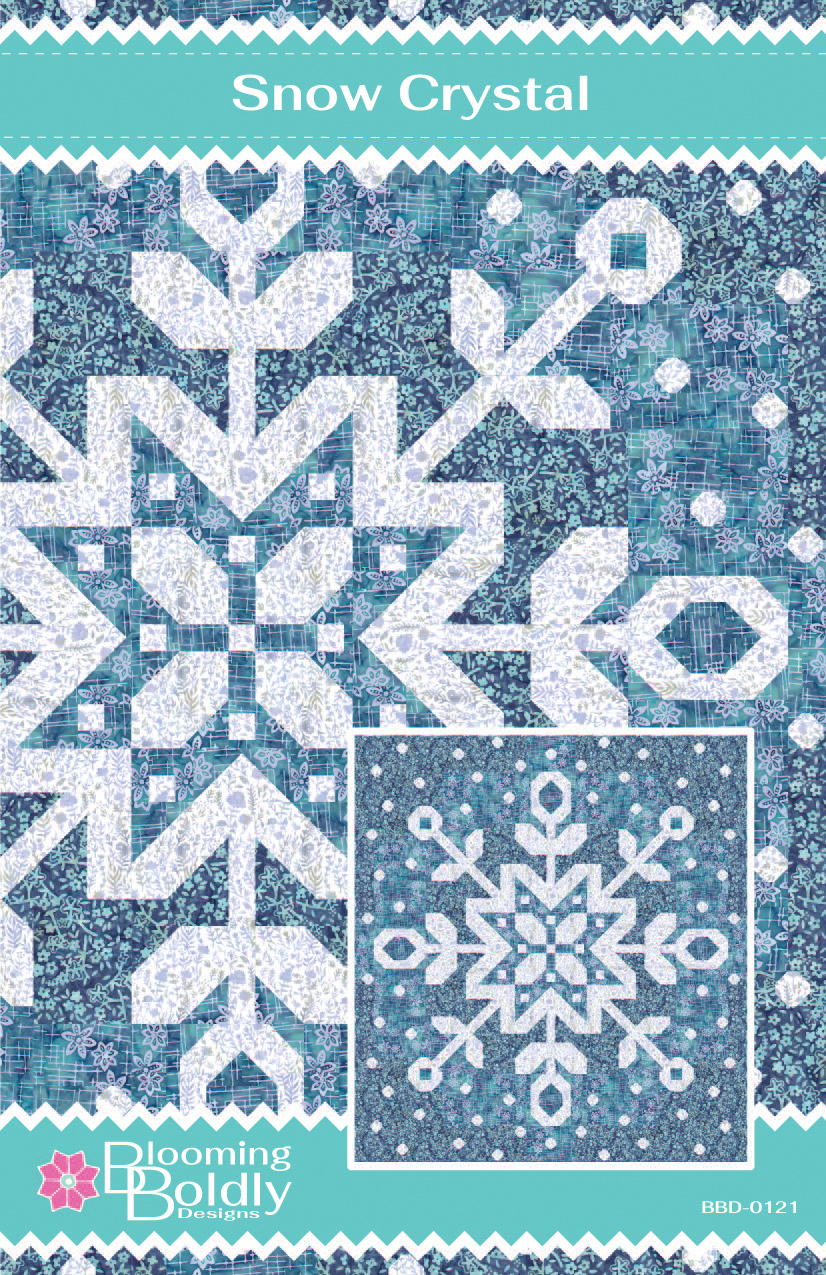 Snow Crystal Quilt Kit - Quilting with Marianne